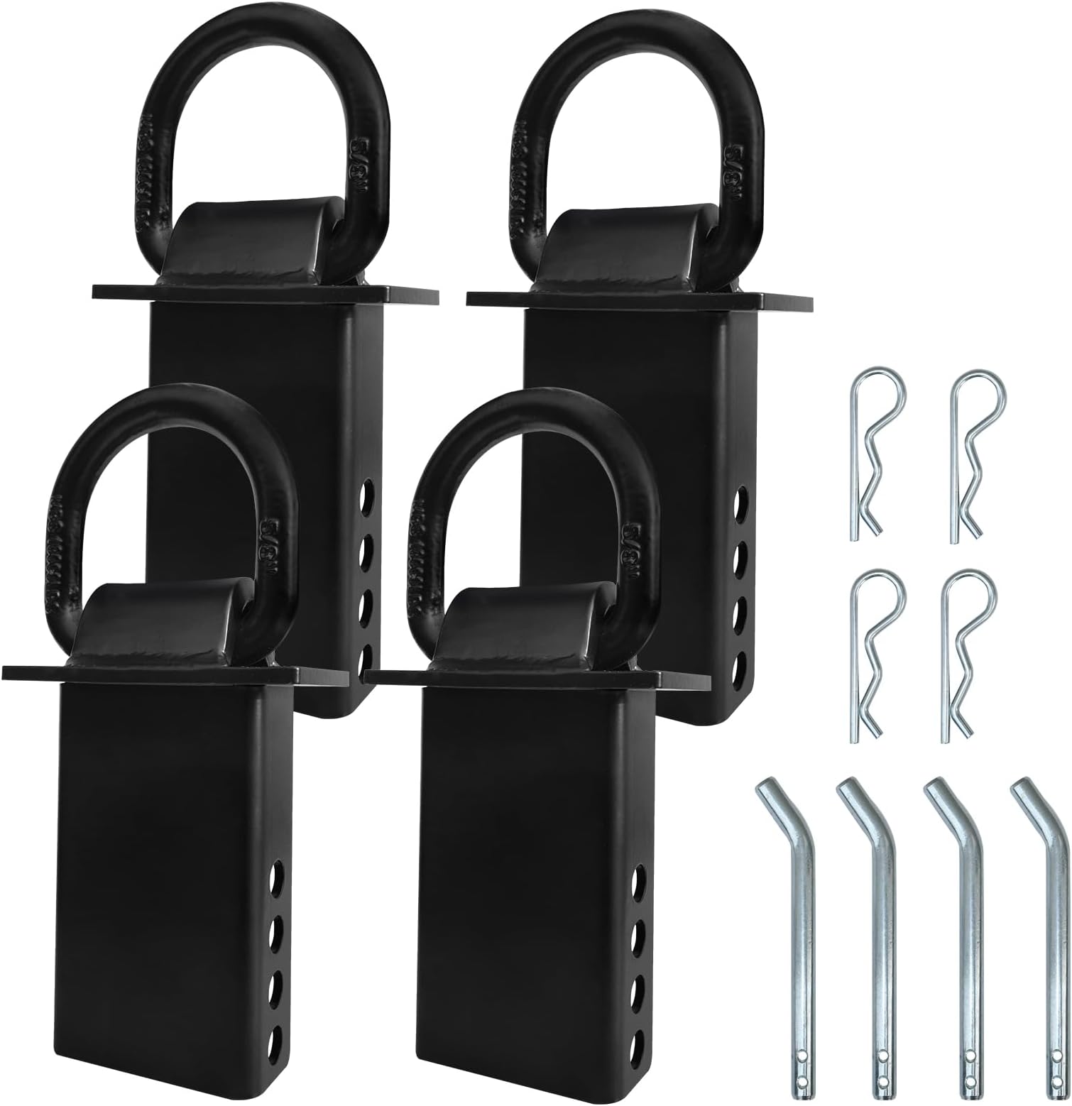 Amazon.com: lifgarfe 4PCS 18000LBS Trailer Stake Pocket D Ring Tie ...