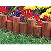 Amazon.com : Greenes Fence 18 in. Half Log Edging (6 Pack, 9 ft. Total ...