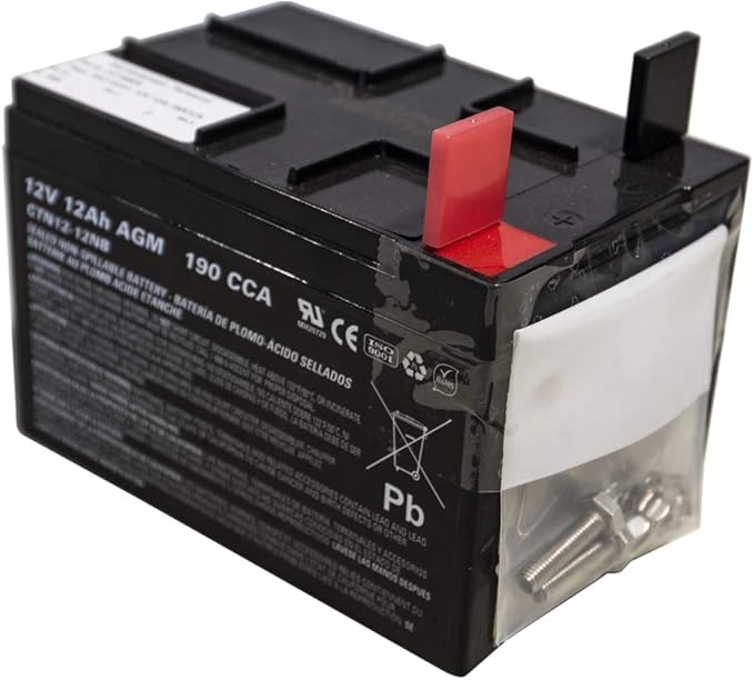 Amazon.com: Ariens Gravely 04738800 12V 12A 190CCA Battery OEM Apex ...