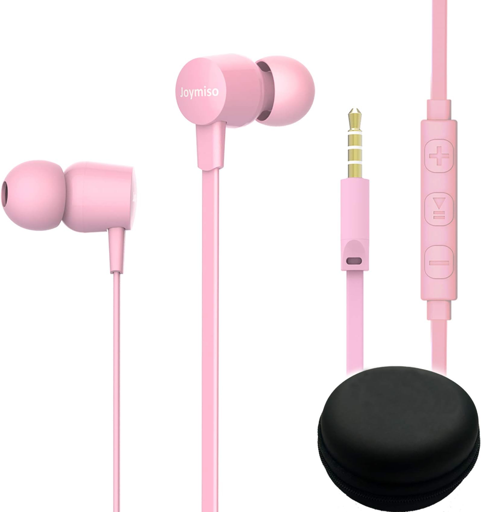 Amazon.com: Joymiso Tangle Free Earbuds for Kids Women Small Ears with ...