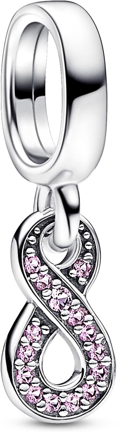 Amazon.com: Pandora Moments Infinity - Colgante de plata de ley con ...