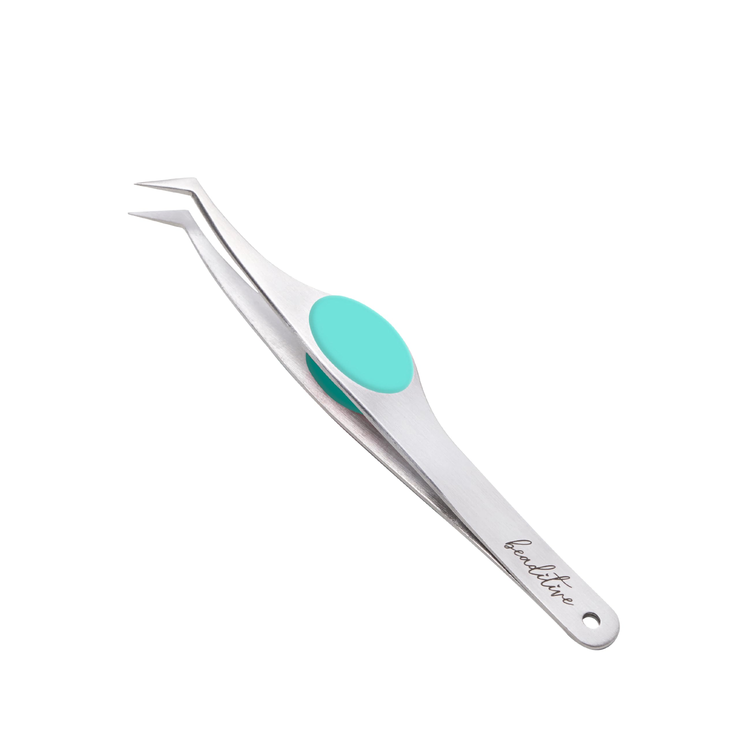 Amazon.com: Beaditive High Precision Angled Tip Tweezers with Cushion ...