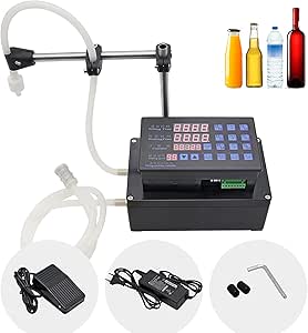 Amazon.com: Small Liquid Filling Machine, 100 ℃ Heat Resistance 1.5L / min Automatic CNC Filling ...