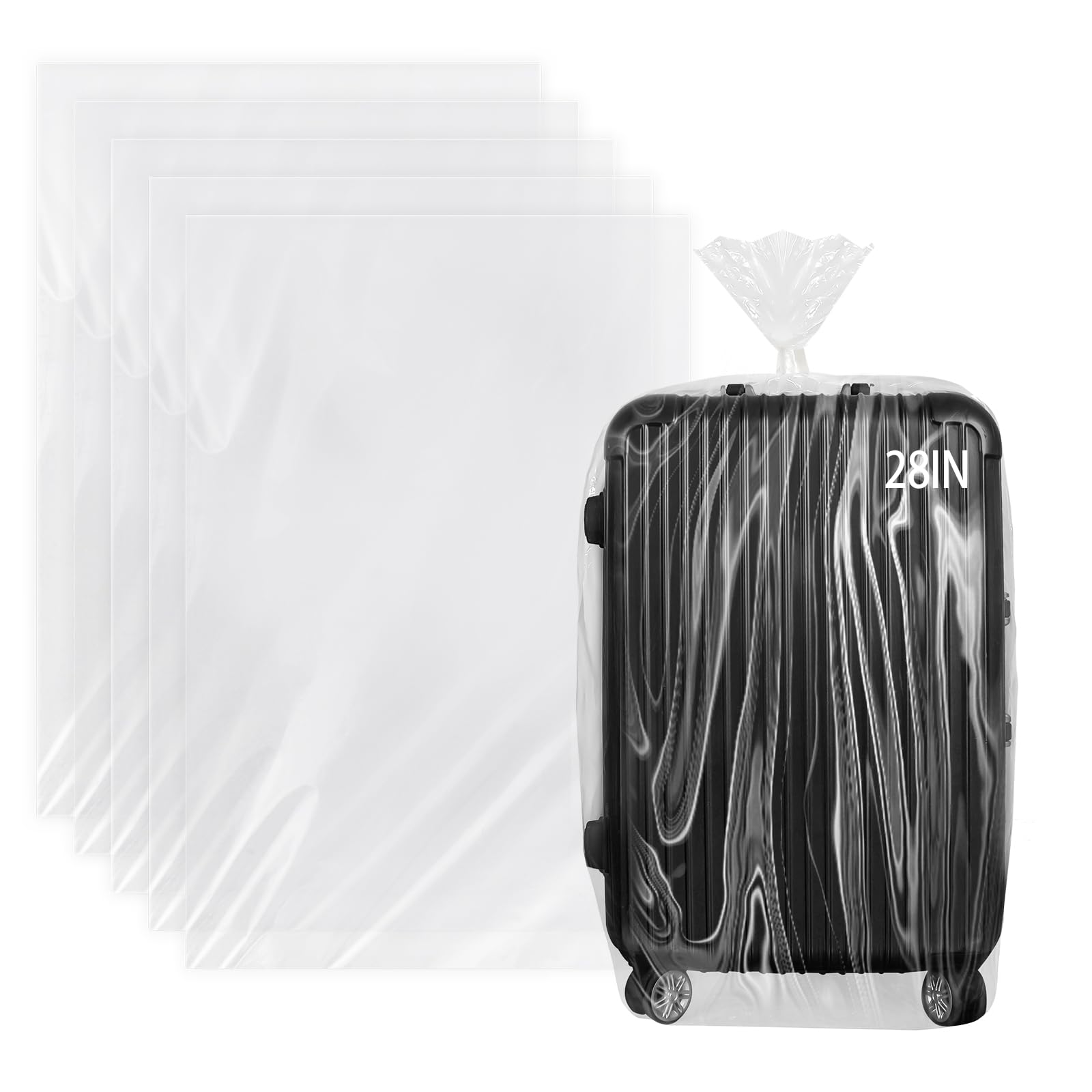 Amazon.com: 5 Pack Large Clear Plastic Bags,40x60 Inches Giant Storage ...