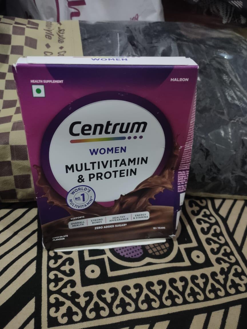 Buy Centrum Women Multivitamin & Protein, 200g Powder (Chocolate)| 24 ...