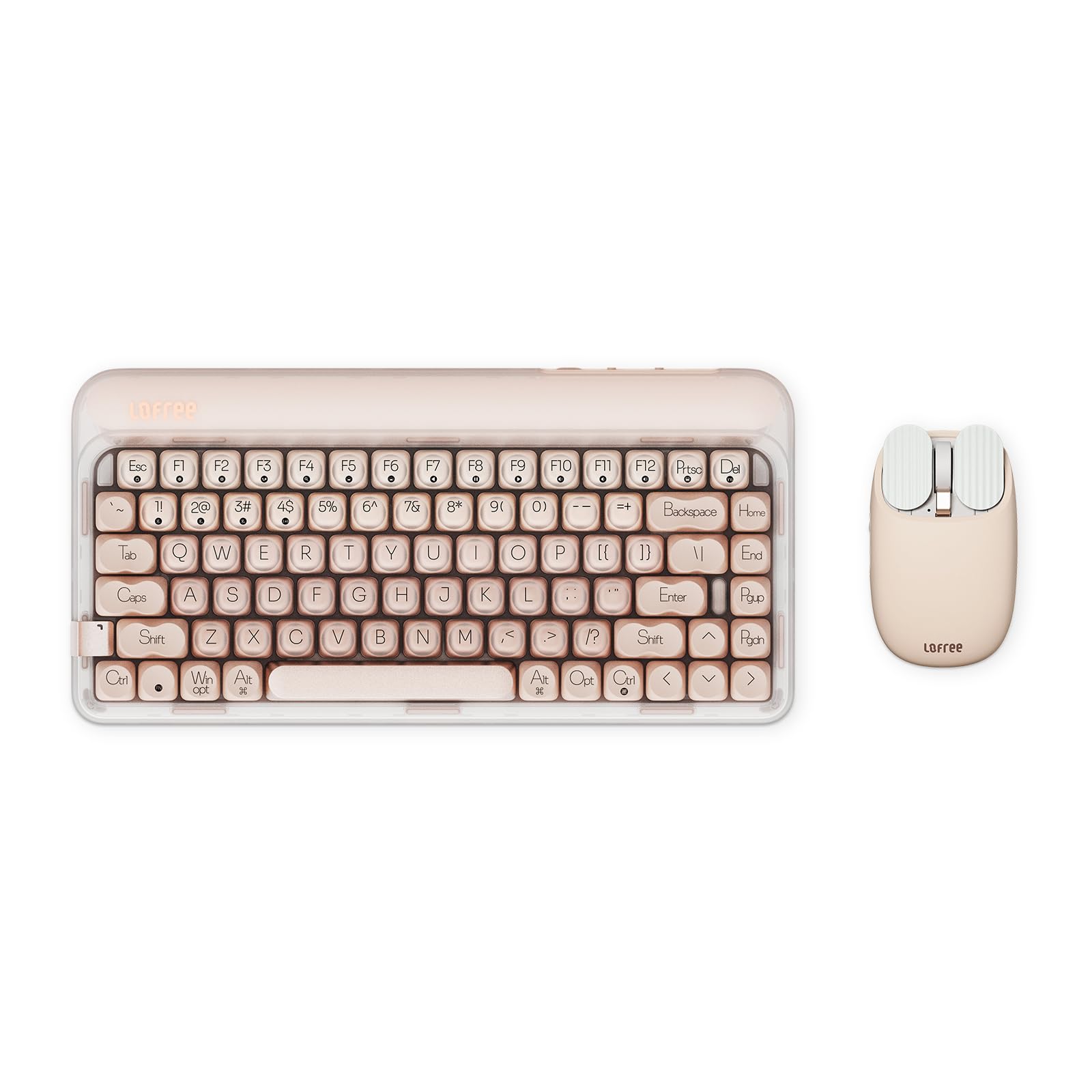 Amazon.com: LOFREE DOT Foundation Mechanical Keyboard with Milk Tea ...