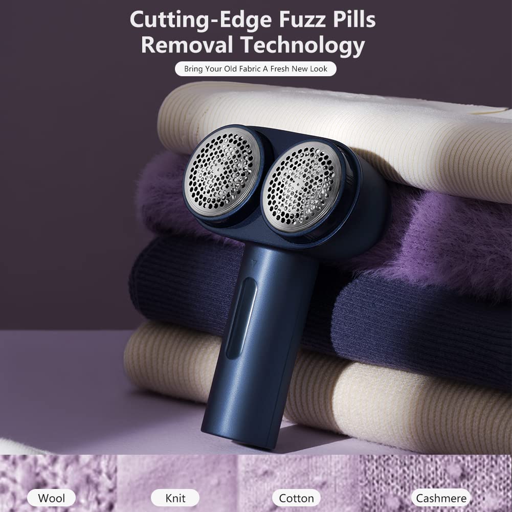 Snapklik.com : Nesugar Electric Professional Dual-Head Fabric Shaver ...