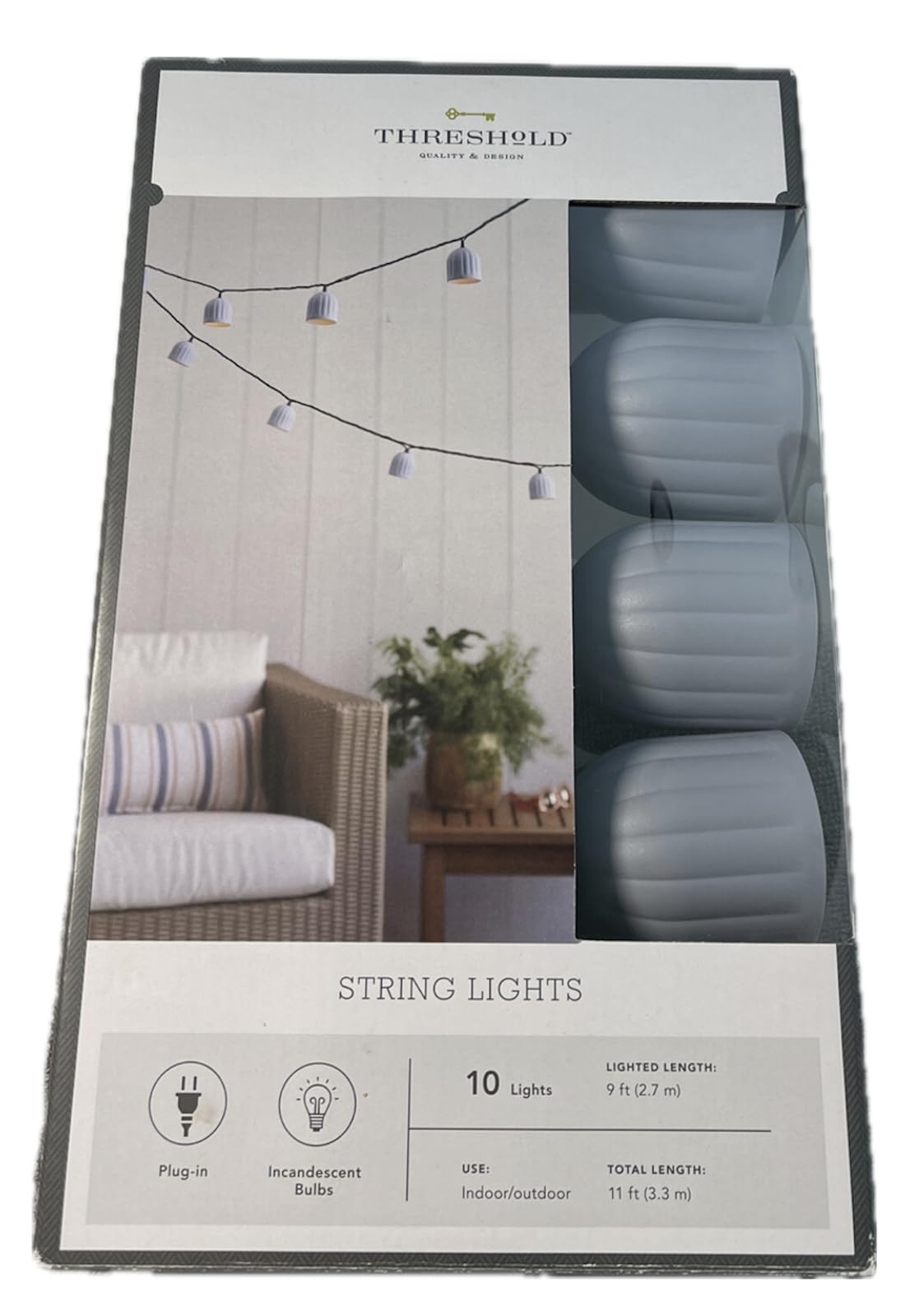 Threshold String Lights Square Twinkling Festivity: DIY Christmas Tree