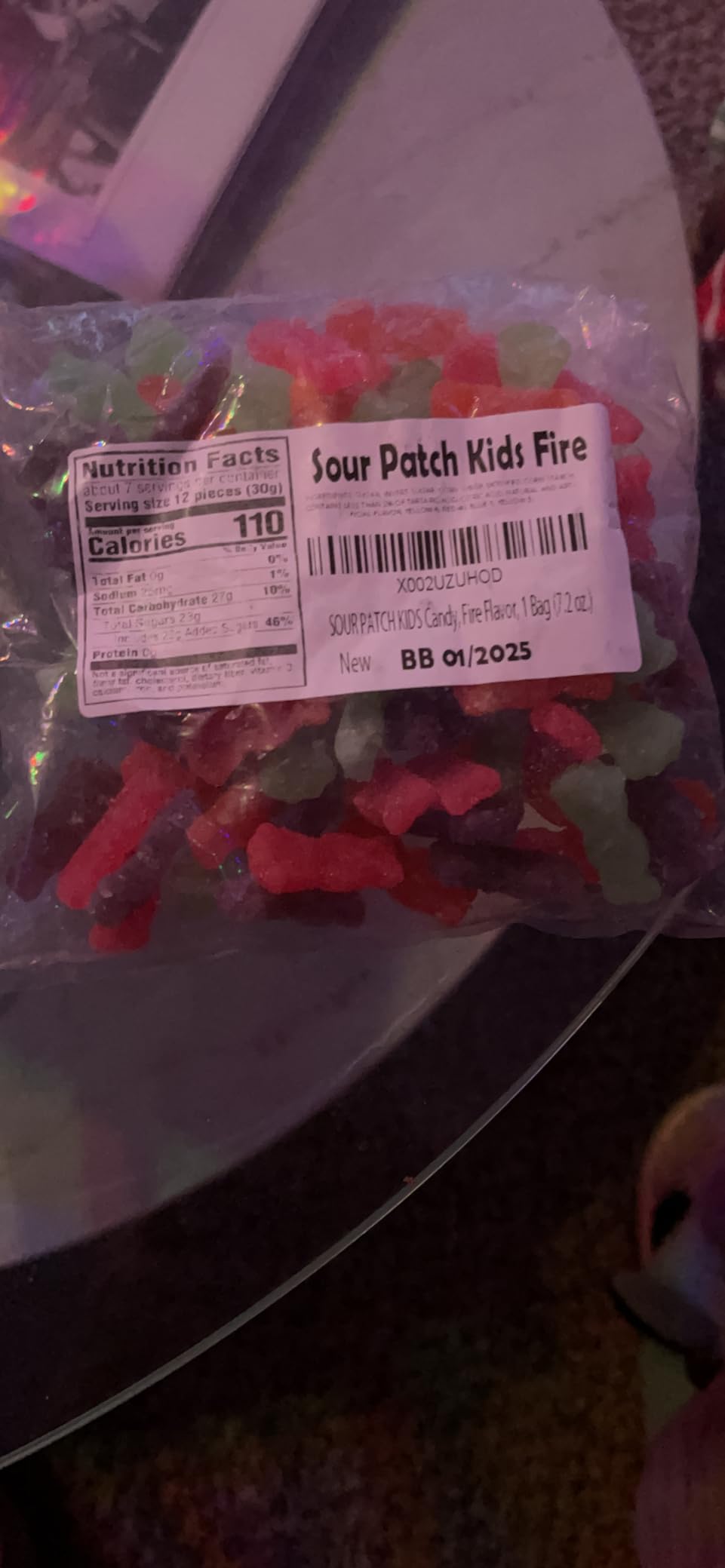 Amazon.com : SOUR PATCH KIDS Candy, Fire Flavor, 1 Bag (7.2 oz ...