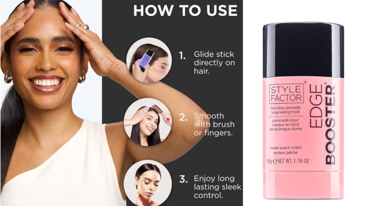 Watch Style Factor EDGE BOOSTER Hair Wax Stick with Beeswax. on Amazon Live