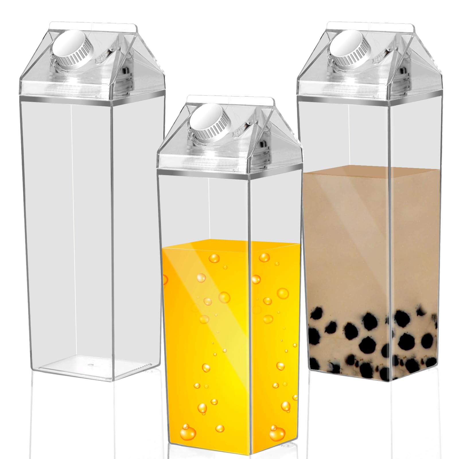 Plastic Milk Carton Cup