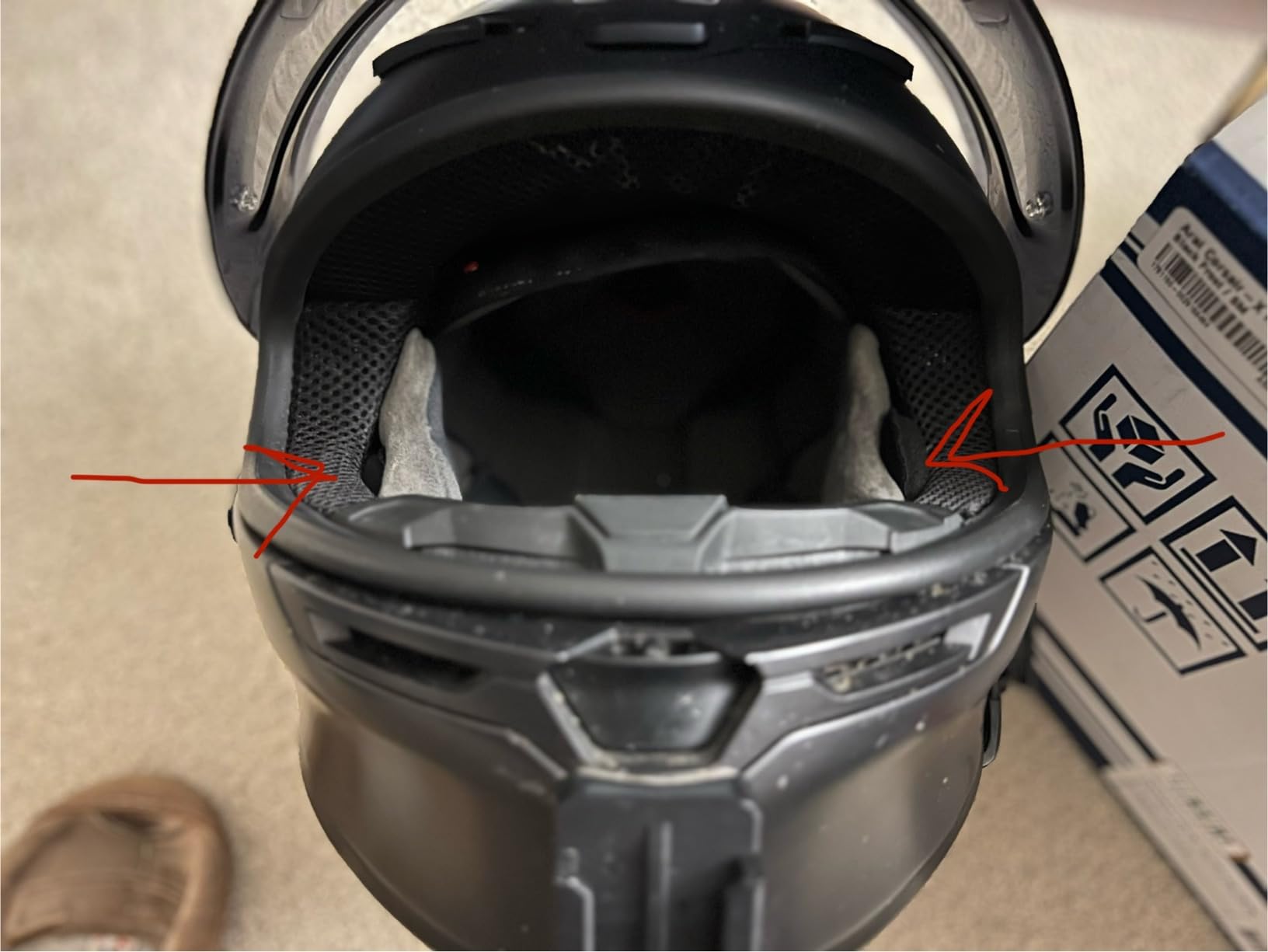 $2/mo - Finance Universal Helmet Padding Kits, Outdoor Motorcycle ...