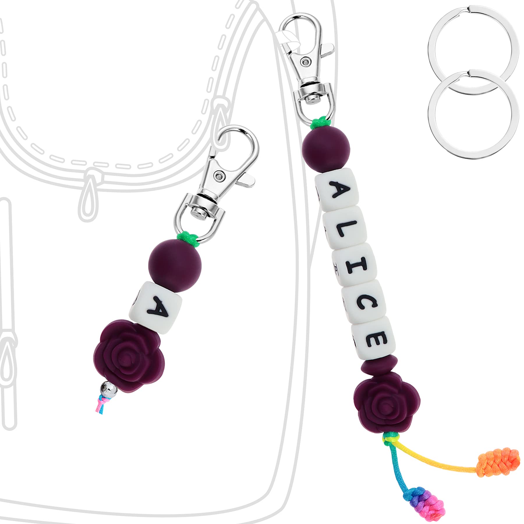 Panny And Modypersonalised School Bag Name Tag Child Id Tag ...