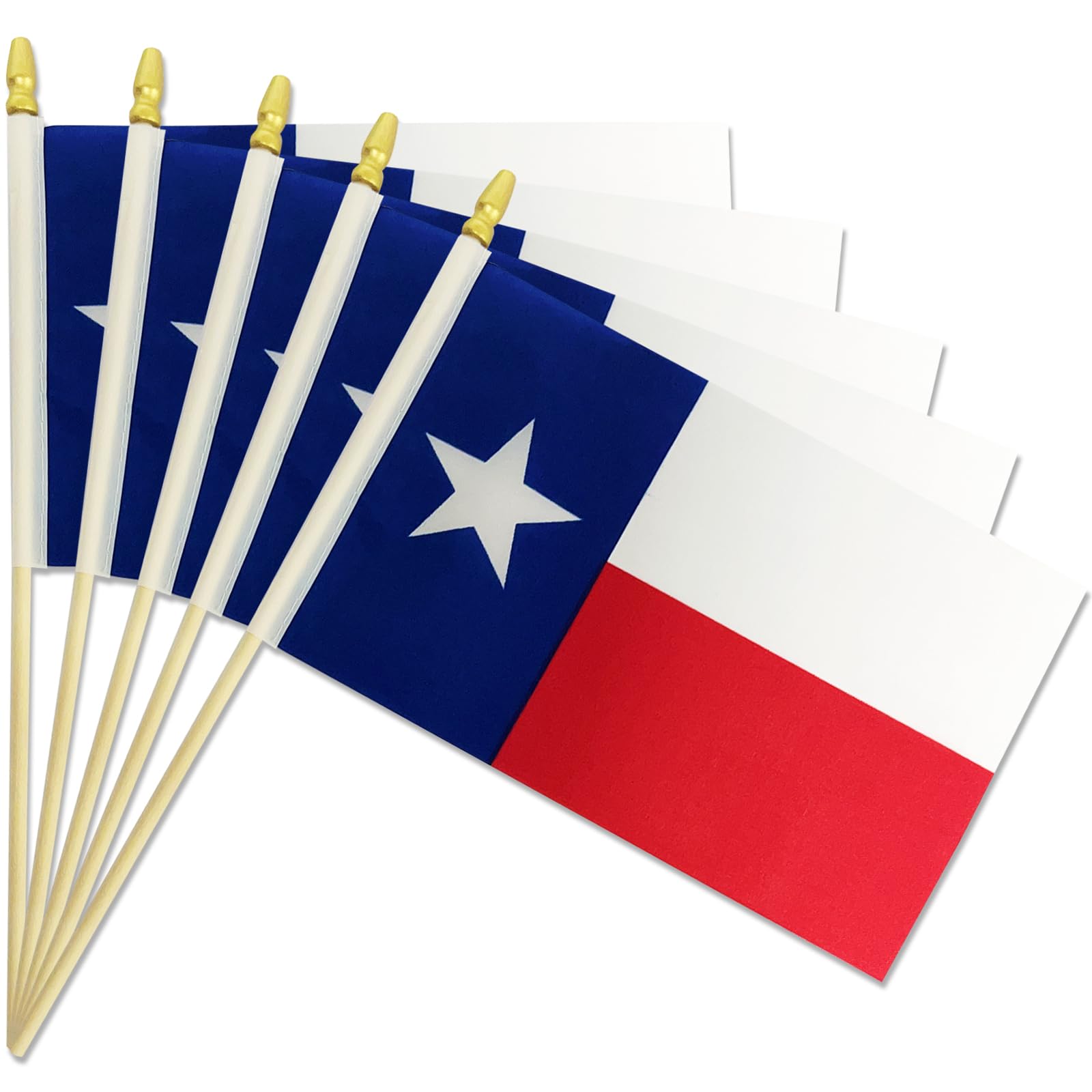 Amazon.com : Pack of 20, Handheld Texas Flags 5x8 Inch - Small State of ...