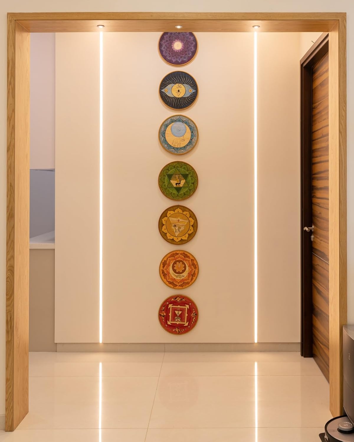 Acrylic Seven Chakras Spiritual Painting Set, 30.5 Cm, 30.5 Cm : Amazon ...