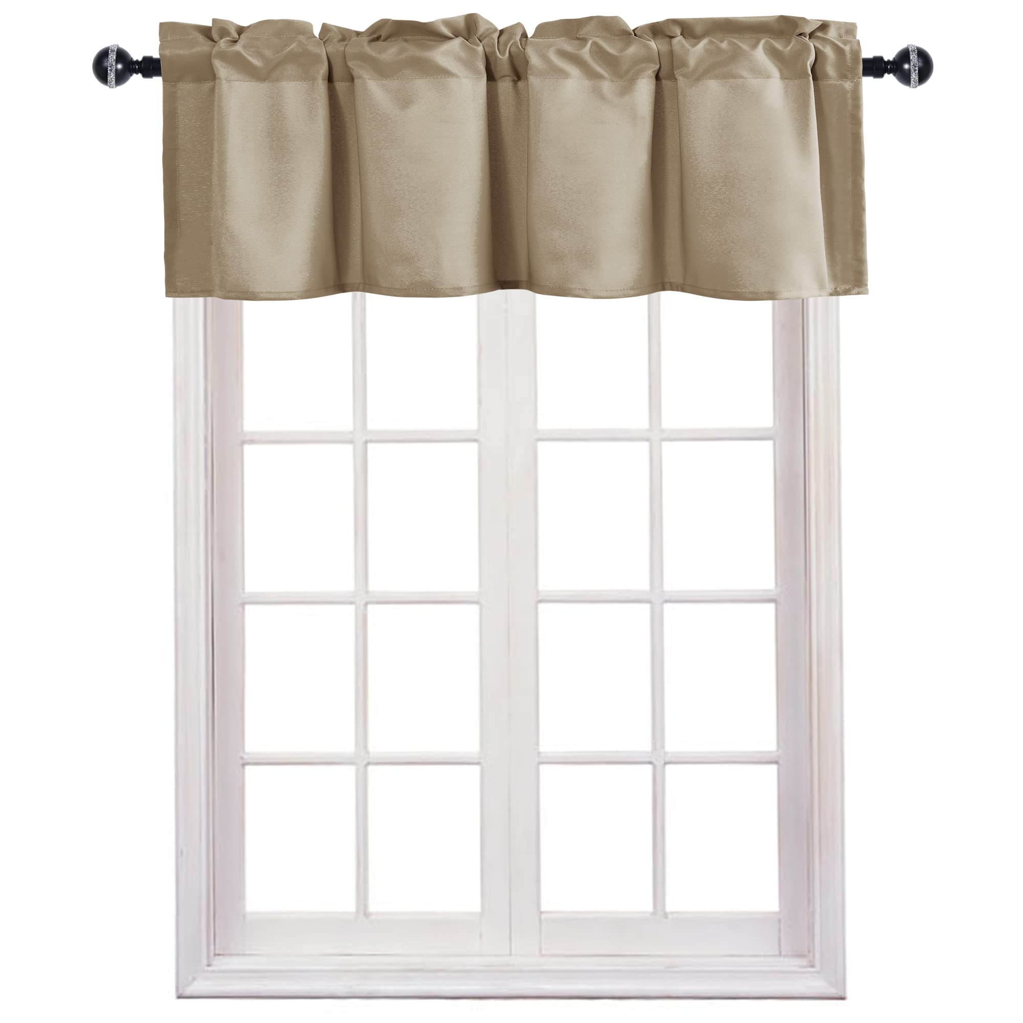 Amazon.com: JIUZHEN Valance Curtains for Kitchen Window Valances for ...