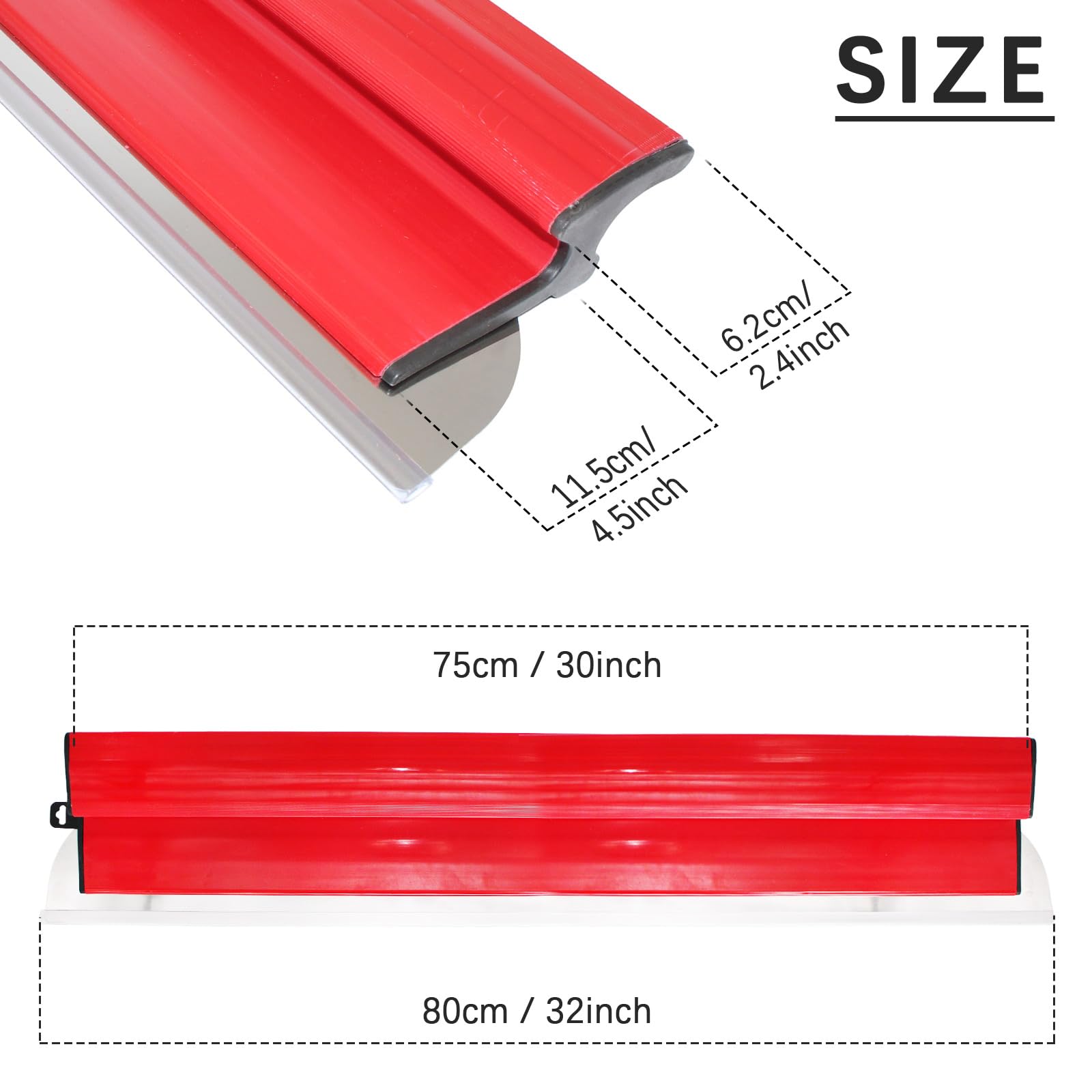 Drywall Skimming Blade 32 Inch, Smooth Finish, Precision 0.5mm European ...