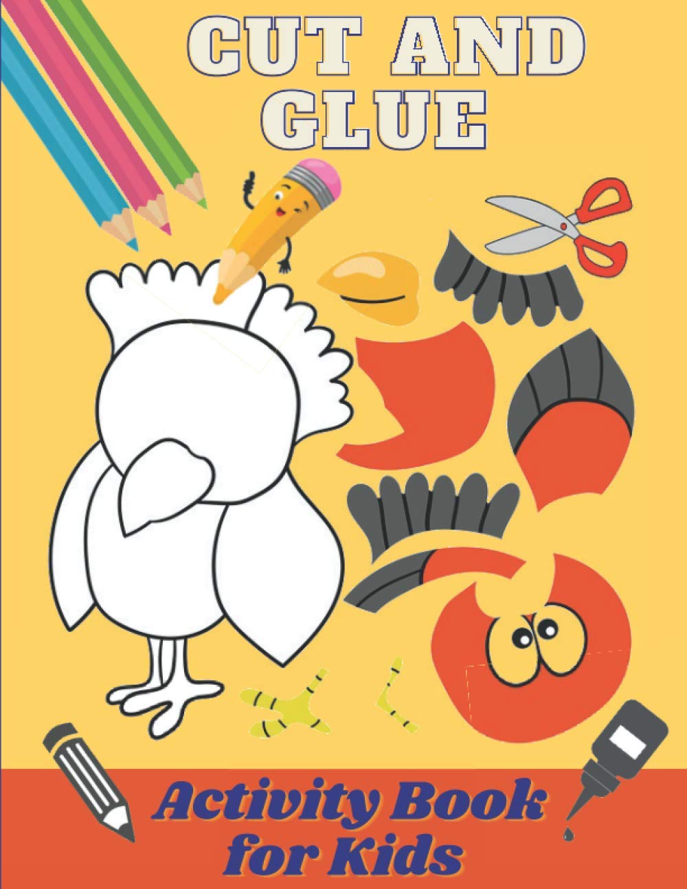 Buy Cut And Glue Activity Book For Kids Scissors Activity Book For 3 6
