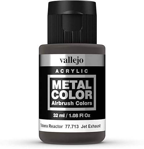 Amazon.com: Vallejo Jet Exhaust Metal Color 32ml Paint : Arts, Crafts ...