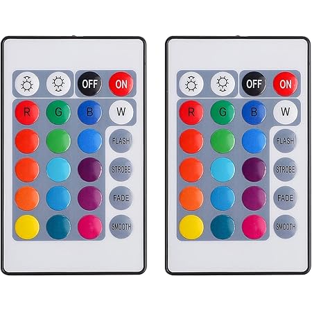 Amazon.com: 44 Key RGB LED Strip Light Remote Controller Wireless ...