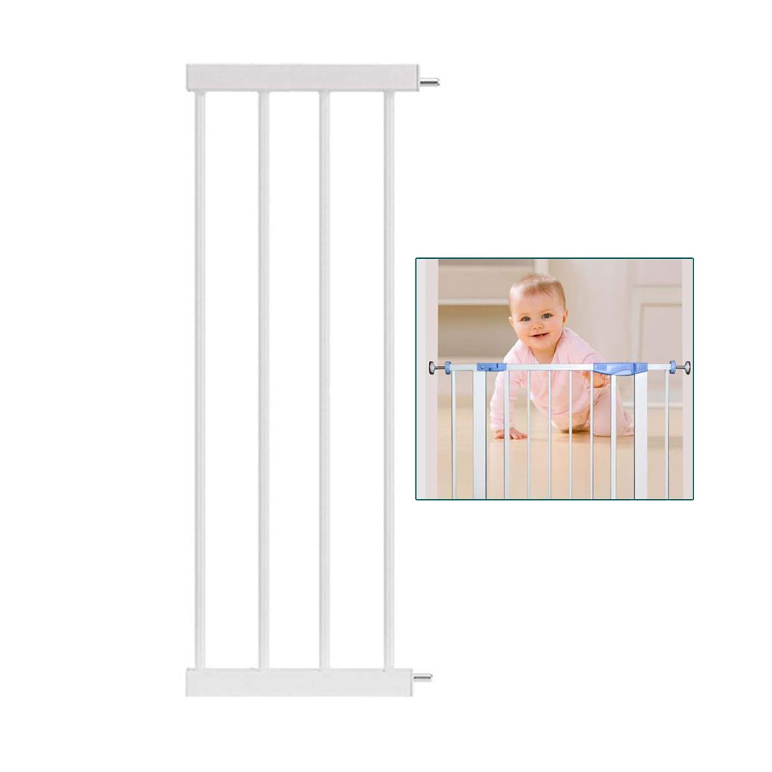 Safe-O-Kid® 30CM Safety Gate Extension/Barricade Baby Safety Metal ...