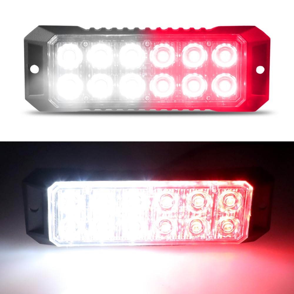 Amazon.com: Raryloy LED Emergency Strobe Flashing Grille Strobe Lights ...