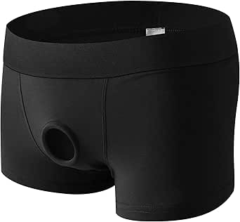 Xiaojmake Men's Sexy Open Front Boxer Briefs Hollow Pouch Trunks ...