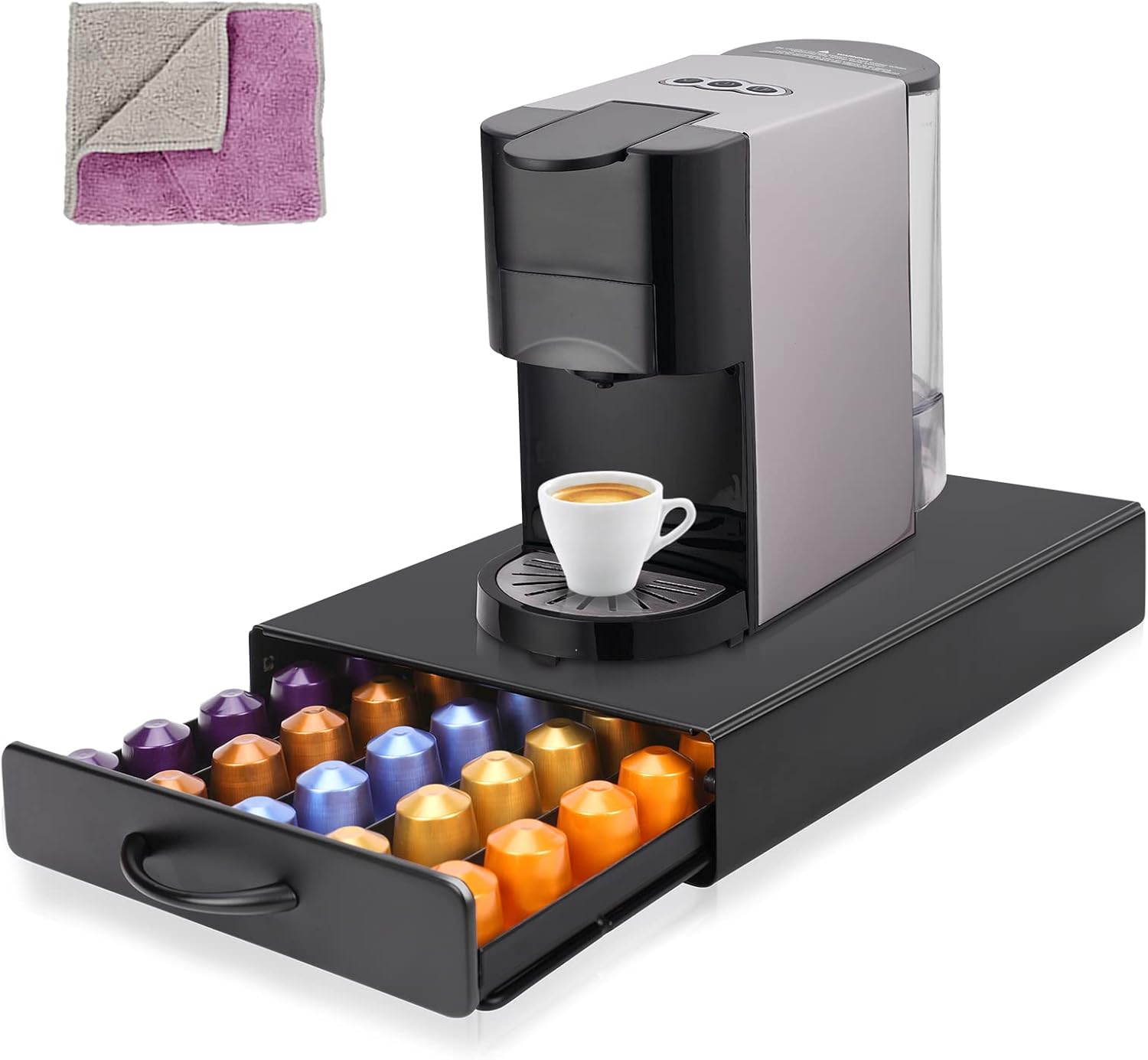 Amazon.com: Masthome Coffee Pod Storage Holder for 45 Nespresso ...