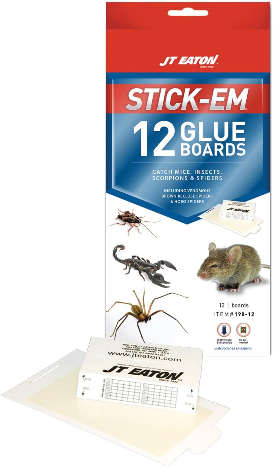 Amazon.com : JT Eaton Stick-Em Pro Series Glue Trap For Rodents and ...
