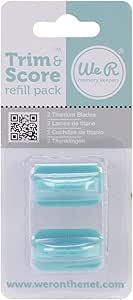 Amazon.com: We R Memory Keepers Trim & Score Refill Blades (71338-8 ...