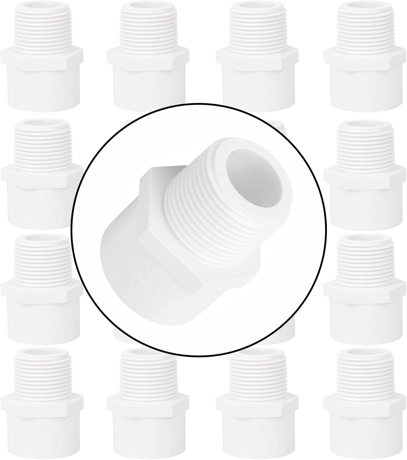 Amazon.com: Lswteiz 20Pack 3/4" PVC Female Adapter Pipe Fittings ...
