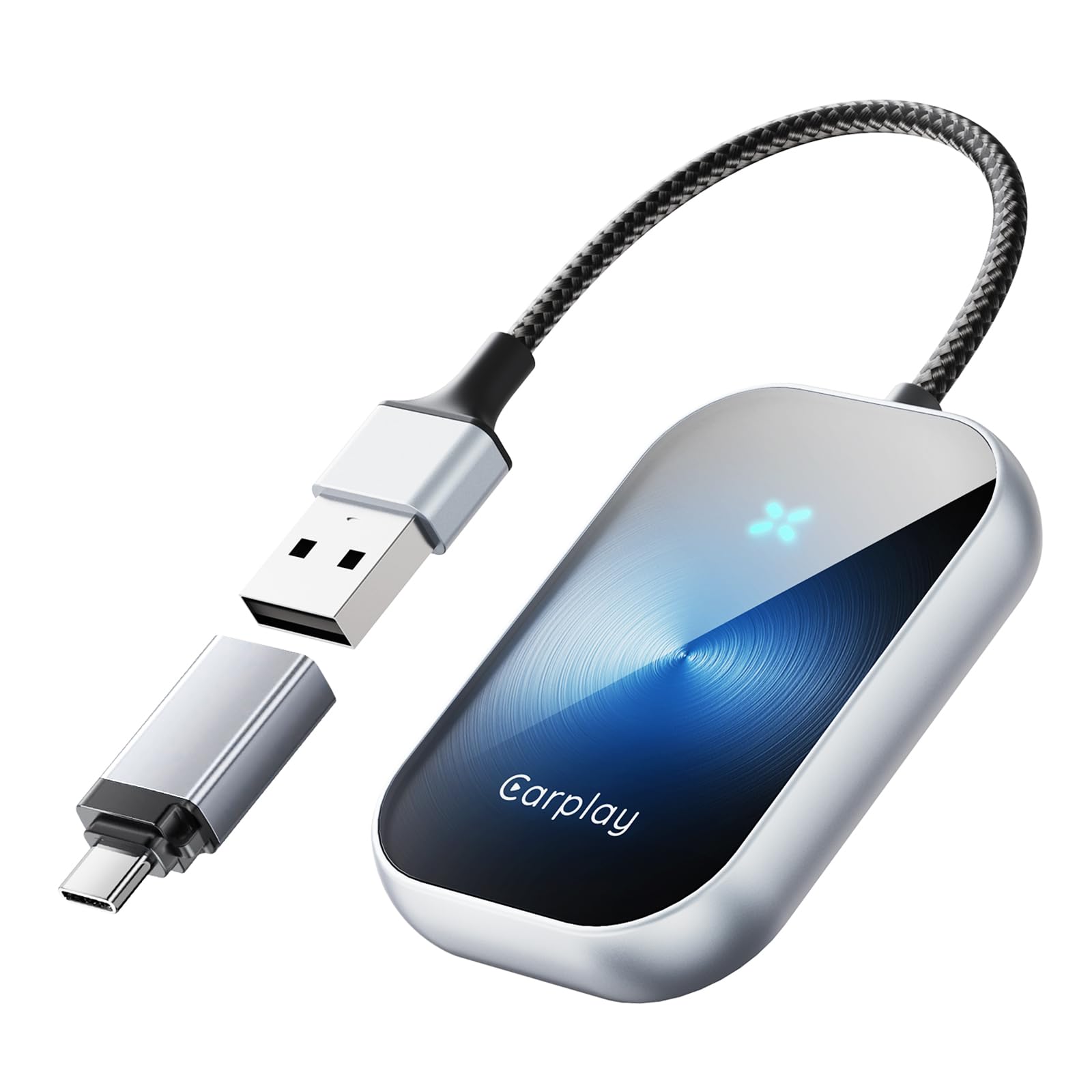 Snapklik.com : LINKEET 2-in-1 Wireless CarPlay & Android Auto Adapter ...