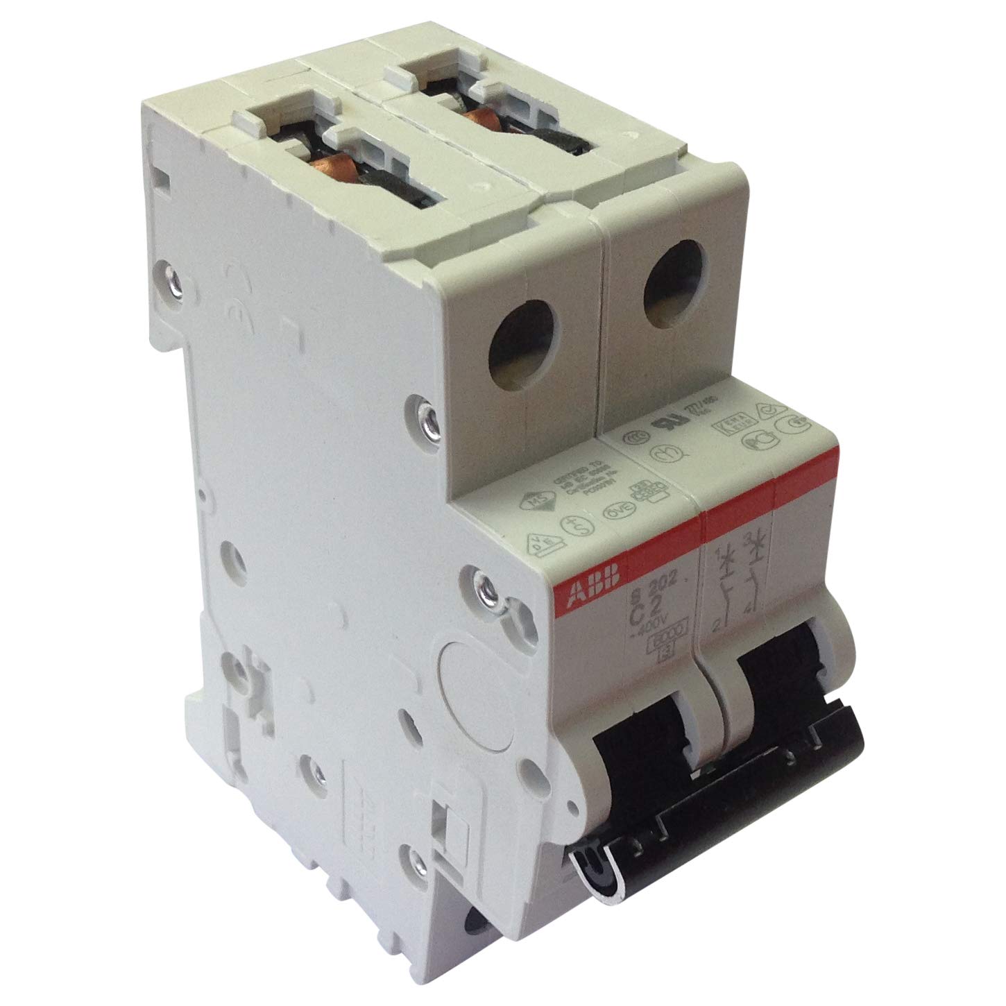 Equipement électrique, fournitures Disjoncteurs ABB Miniature Disjoncteur MCB 2 A Single Pole C ...