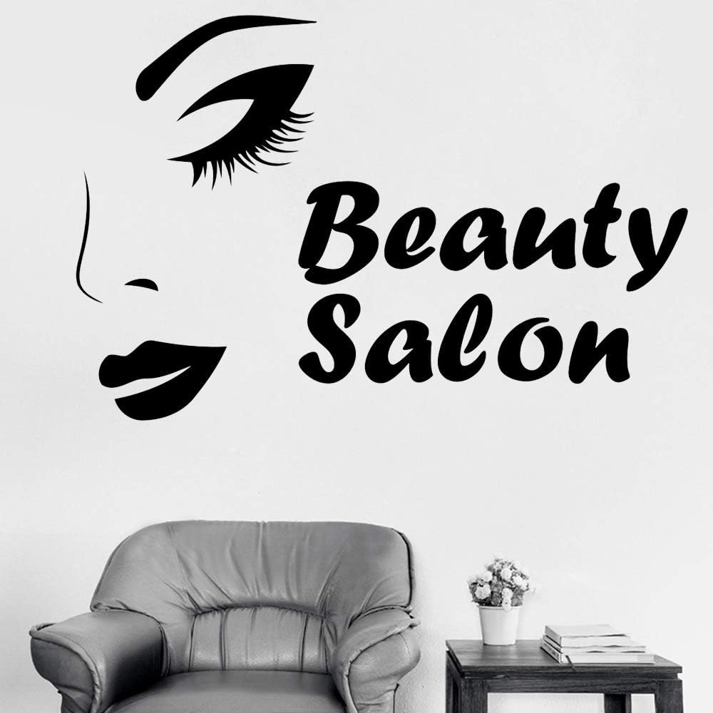 Amazon.com: Hair Beauty Salon Vinyl Decal Sticker Business Sign Window ...