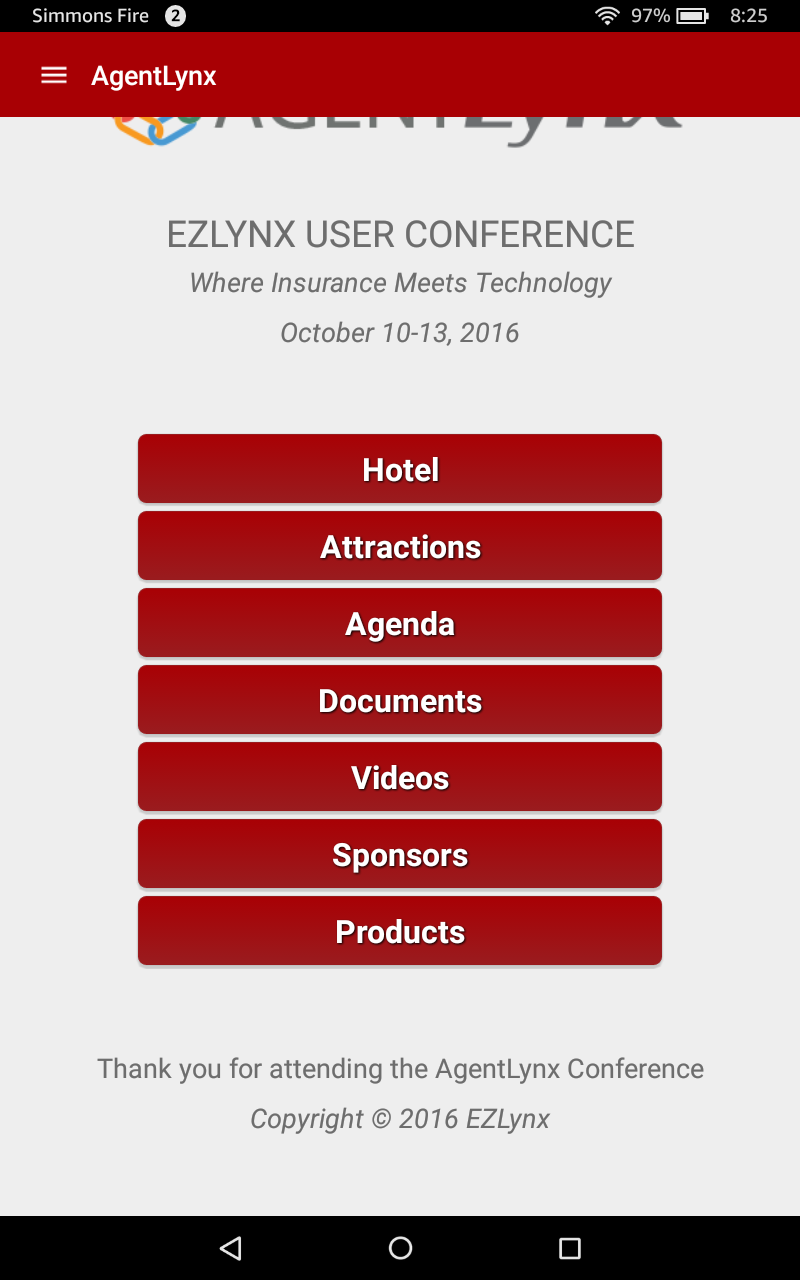 EZLynx AgentLynx User Conference - App on Amazon Appstore