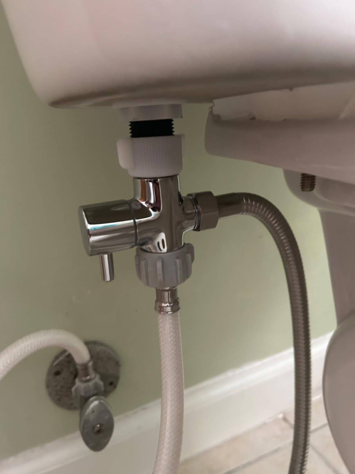 ARUMUR Handheld Bidet Sprayer for Toilet w/Sediment Filter,Brass Valve ...