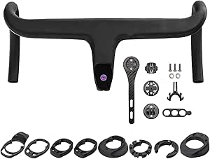 Amazon.com : AGSDGAWD Road Bike Handlebars, Full Carbon Fibre ...