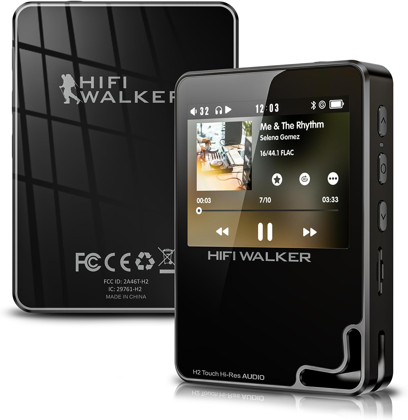 Amazon.com: HIFI WALKER H2 Touch Hi Res Reproductor MP3 con Bluetooth, pantalla táctil HD de 2.4 ...
