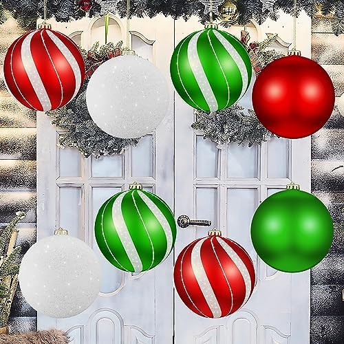 Amazon.com : 12 Pcs 12 Inch/10 Inch Large Christmas Decorations Outdoor ...