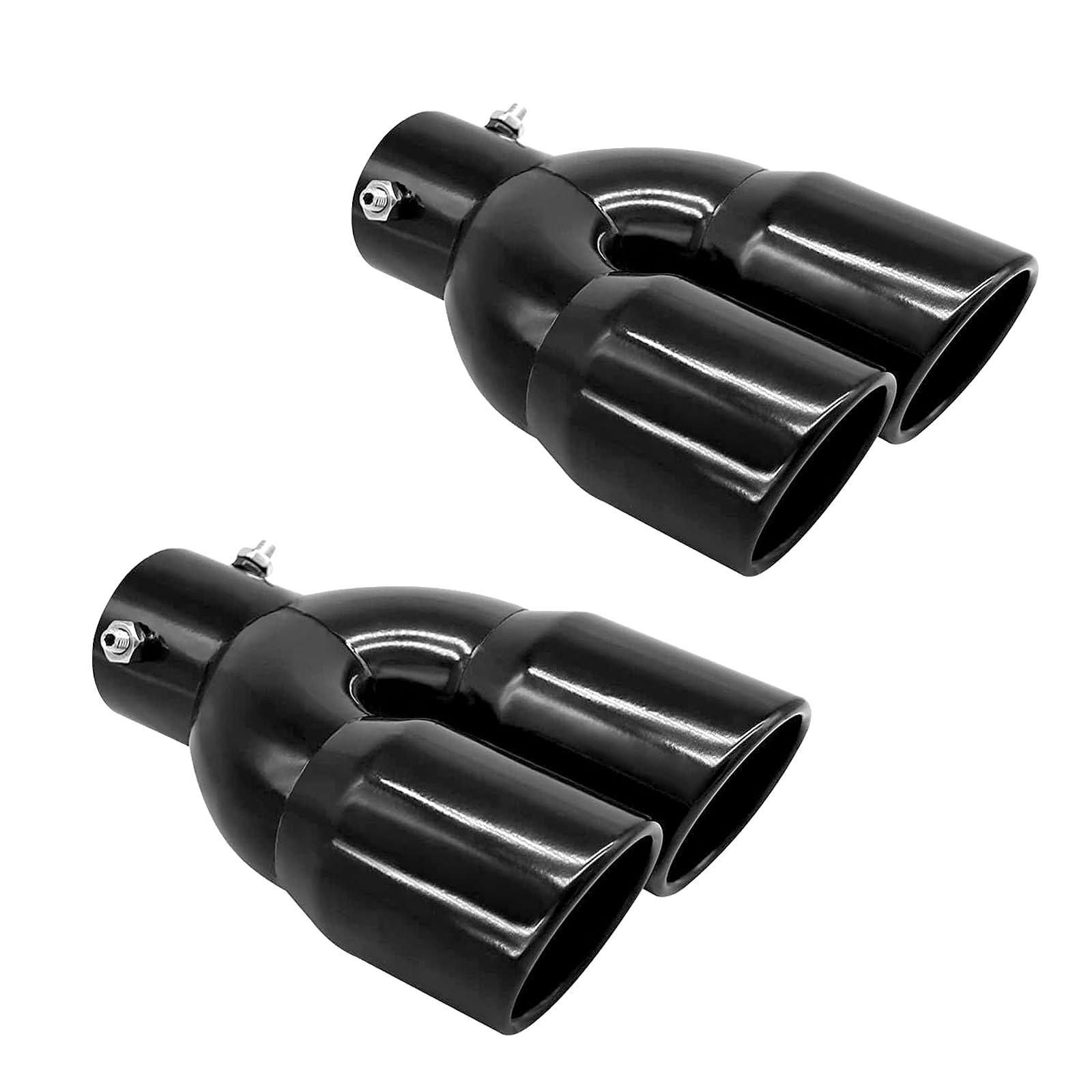 Amazon.com: ZYHW 2PCS Dual Exhaust Tip 2.5 inch Inlet, Universal Car ...