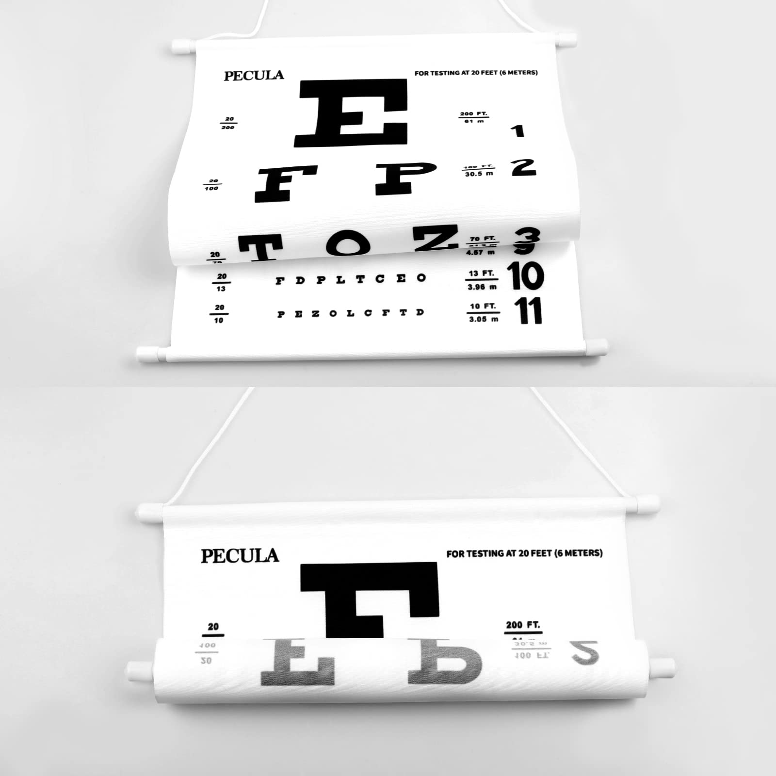 Snapklik.com : Eye Chart, Snellen Eye Chart, Canvas Wall Chart Non ...