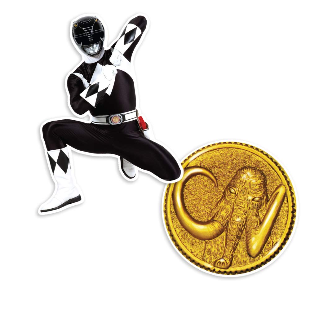Amazon.com: Popfunk Power Rangers Black Ranger and Coin Collectible ...