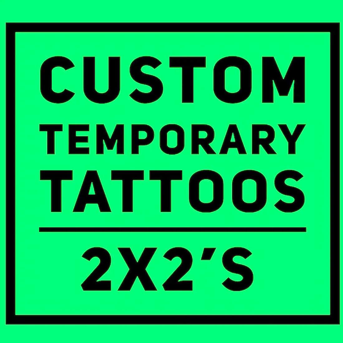 Tatmods Custom Temporary Tattoo with Waterproof Ink - Personalized your ...