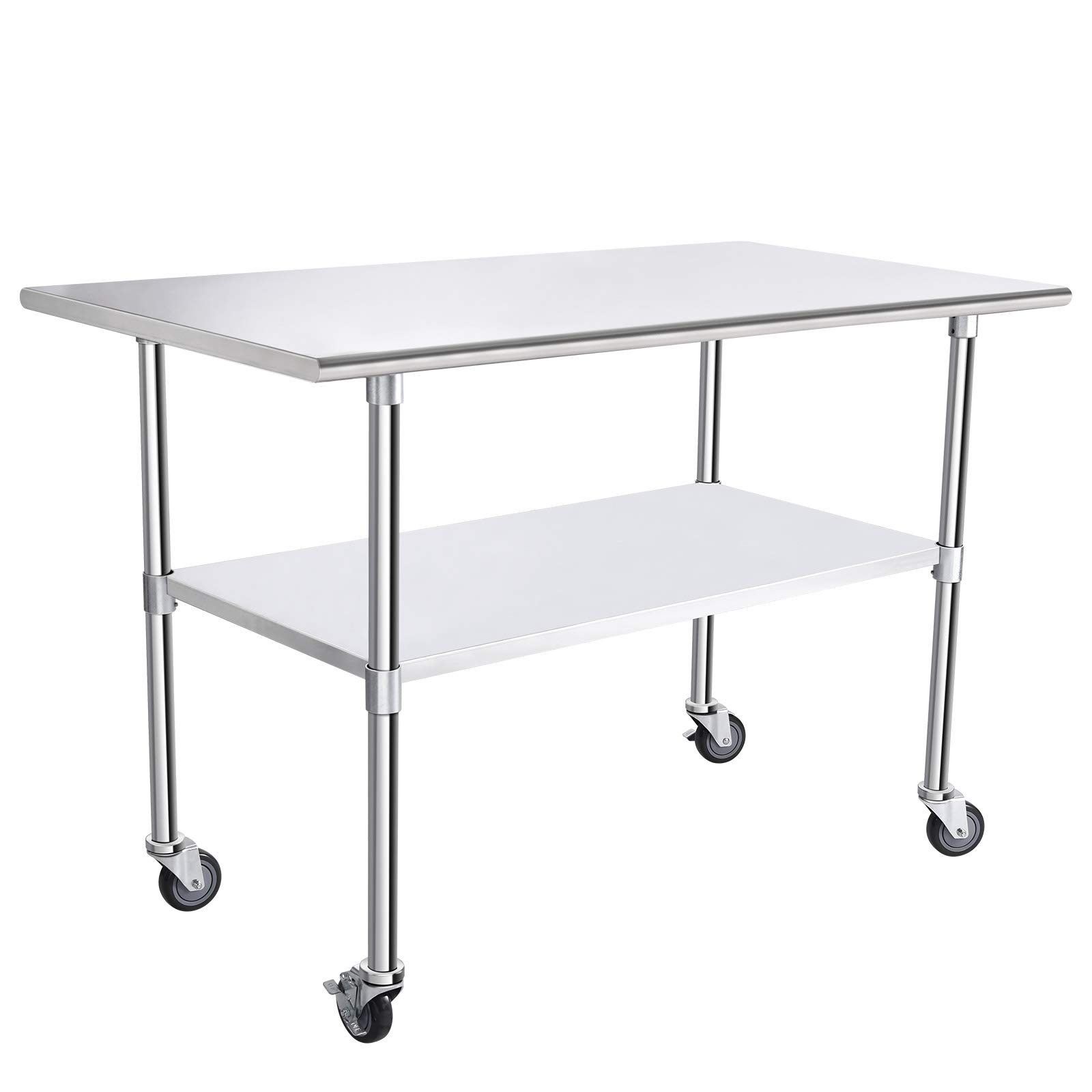 2 Tiers Stainless Steel Kitchen Catering Table,Heavy Duty Kitchen Work ...