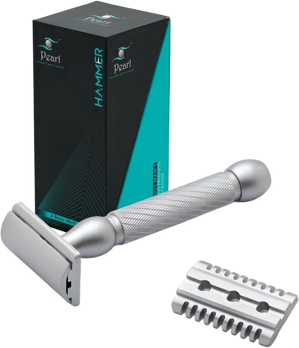 Amazon.com: Pearl Shaving Blaze Double Edge Safety Razor for Men ...