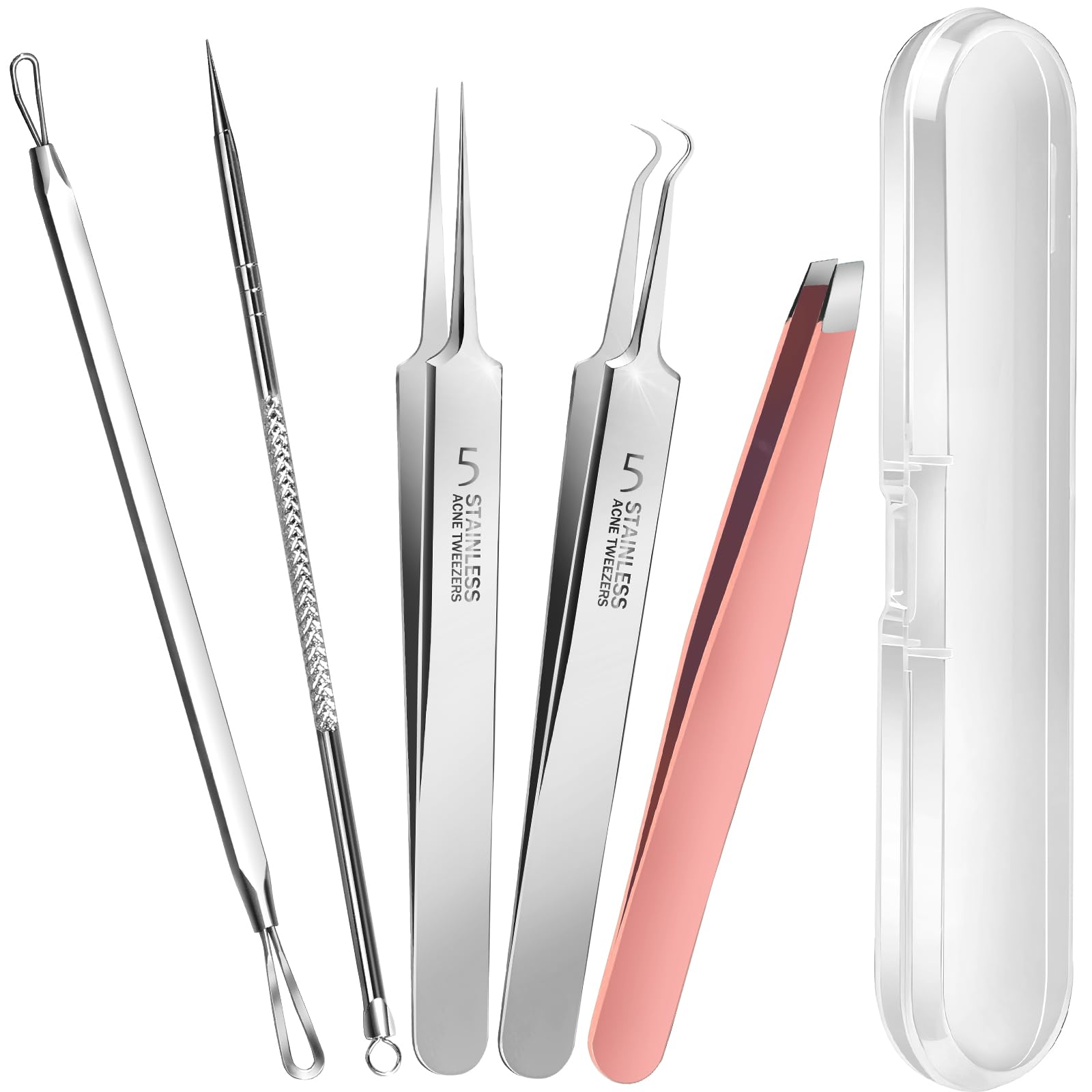 Amazon.com: Teenitor Blackhead Remover and Pimple Popper Tool Kit, 2 ...