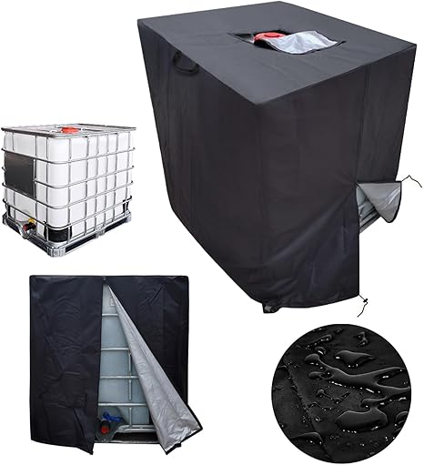 Amazon.com : WUEURU IBC Tote Cover Tank Protector Oxford Water ...