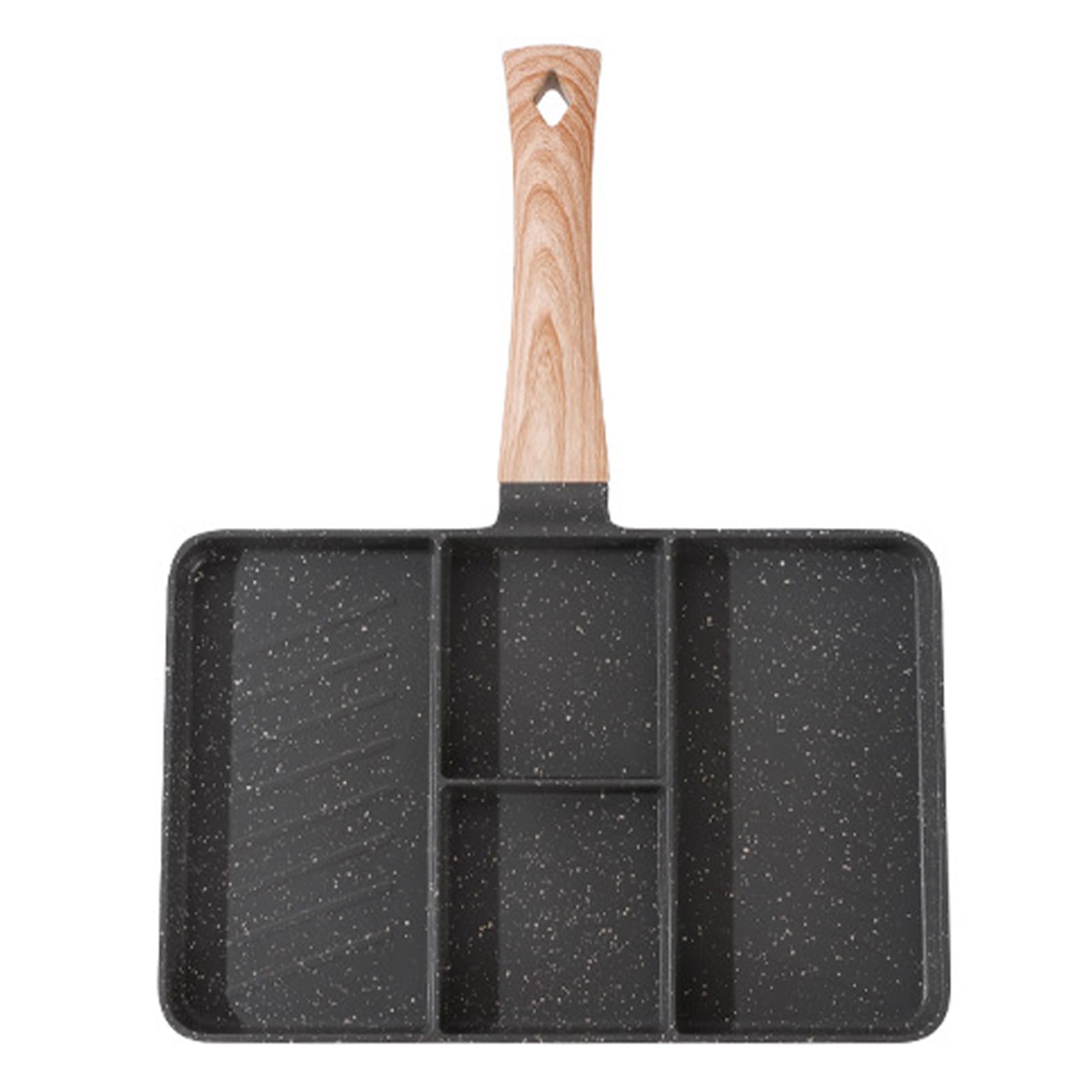 Amazon.com: Grill Pans, 4 Section Divided Grill Pan with Stone Coating ...