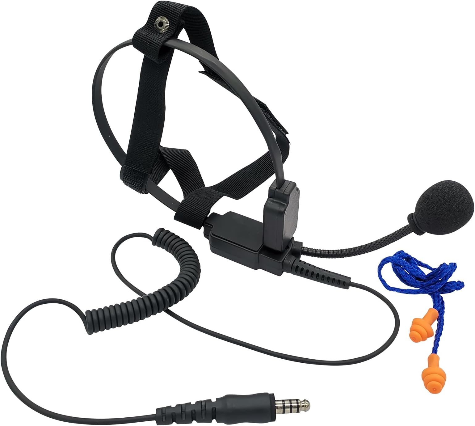 Amazon.com: Pdflie Walkie Talkie Tactical Bone Conduction Headset with ...