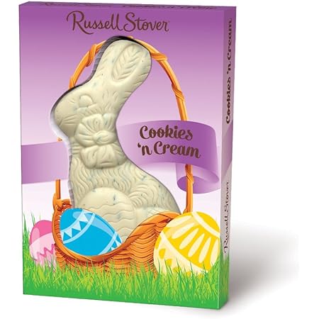Amazon.com : Russell Stover Cookies N Cream Rabbit, 7 oz. : Candy ...